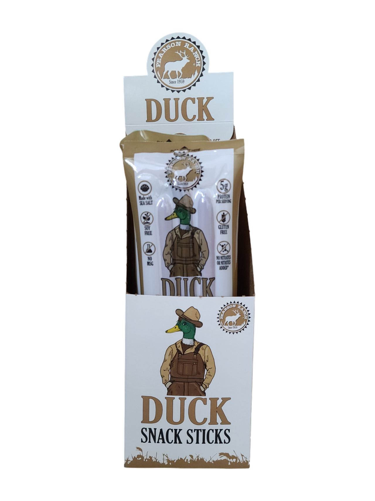 Wholesale Duck Snack Stick - 6 count multi-pack caddy – Pearson Ranch Jerky