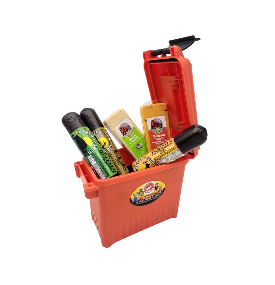 High Caliber Exotic Meats Ammo Can – Pearson Ranch Jerky