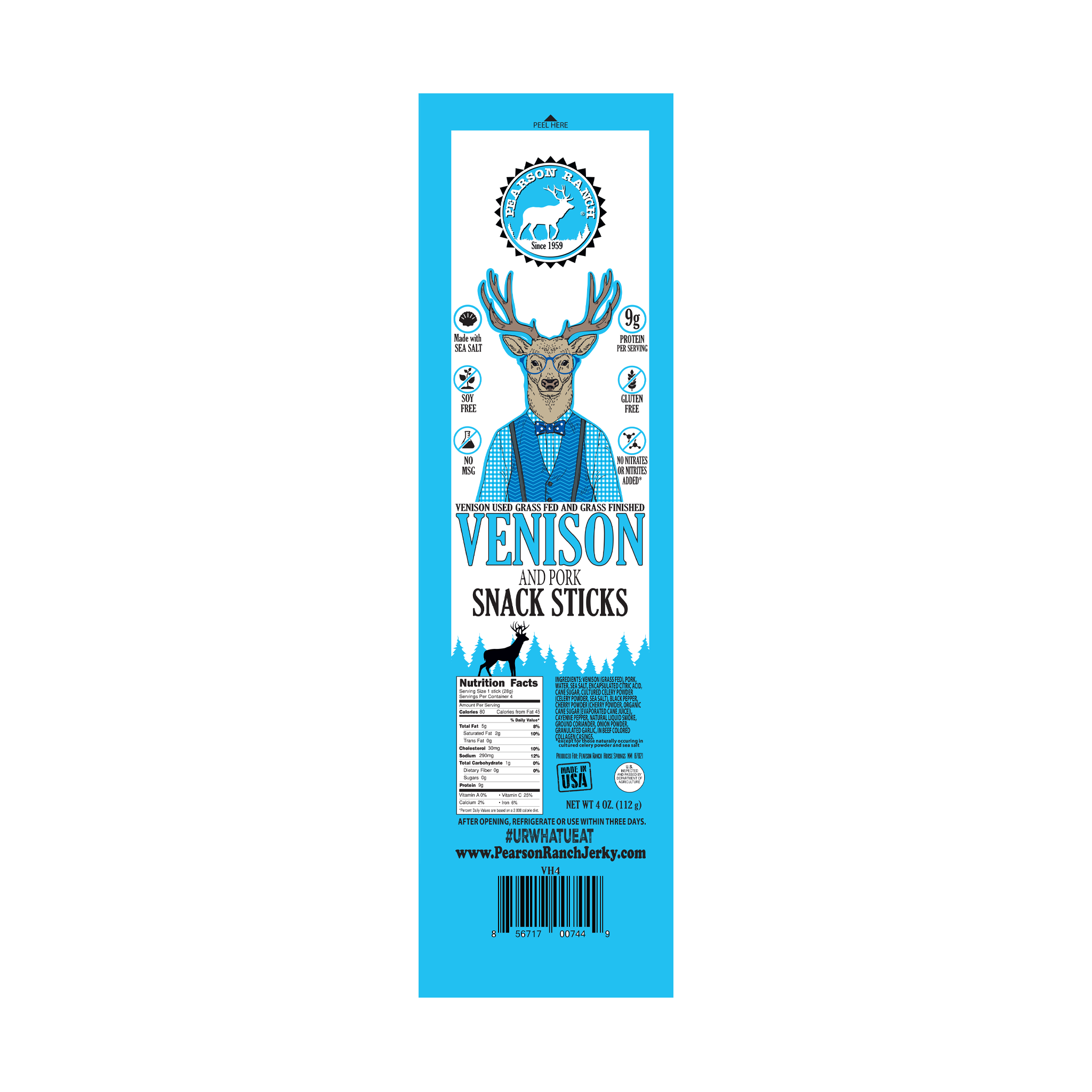 Venison Hickory Snack Stick Multi-pack – Pearson Ranch Jerky